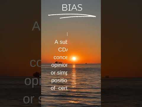 What is BIAS in Critical Discourse Analysis?