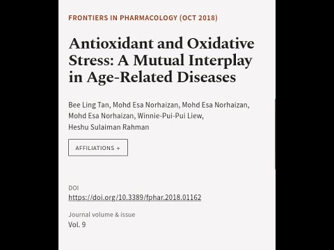 Antioxidant and Oxidative Stress: A Mutual Interplay in Age-Related Diseases | RTCL.TV