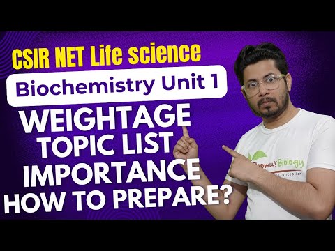 Biochemistry csir net life science important topics | preparation tips | Csir net Hitmap analysis