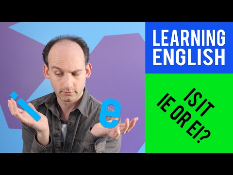 Learning English: "ie" or "ei"?