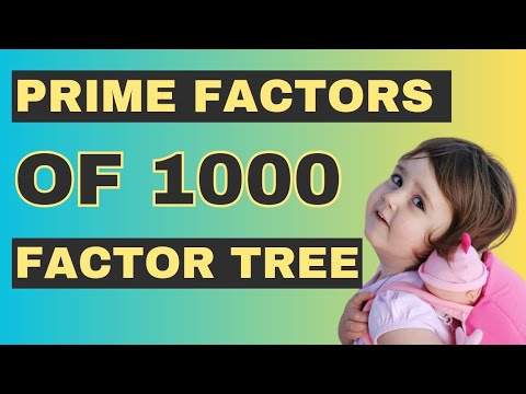 Find the Prime factors of 1000 using factor tree method in hindi and urdu | Factors of 1000