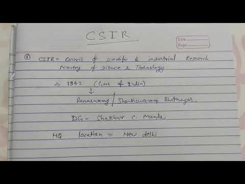 CSIR full form and HQ