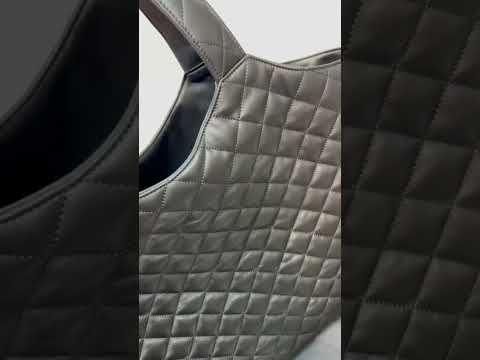 YVES SAINT LAURENT Icare Maxi Shopping bag in QUILTED LAMBSKIN black #fashionbrand #bag #yslbag