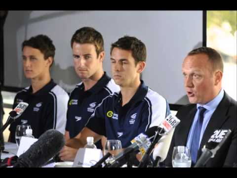 Australian Swimmers Get Yellow Card