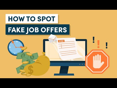 How to AVOID Job Scams + Spot Fake Job Offer Letters