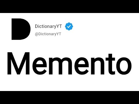 Memento Meaning in the