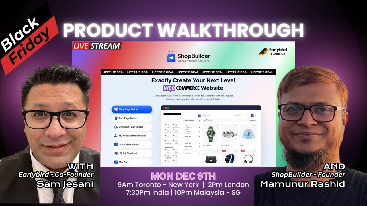 ShopBuilder Product Walkthrough! Lifetime Deal