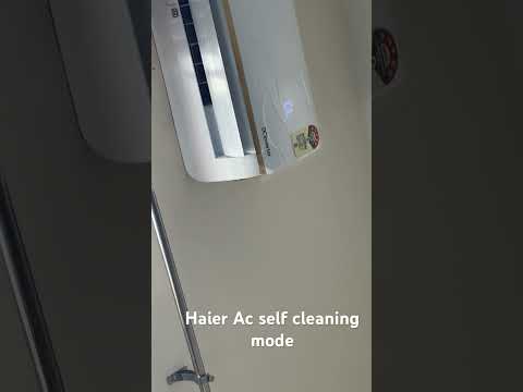 Haier Ac self cleaning mode