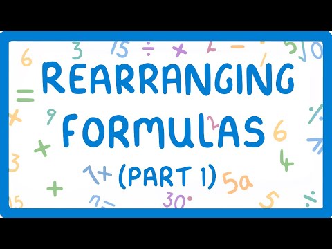 GCSE Maths - How to Rearrange Formulas