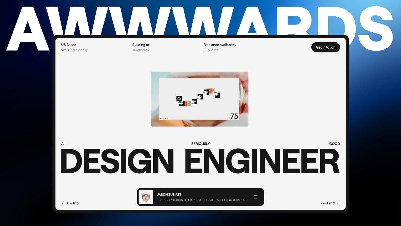 I Built an Awwwards-Level Portfolio to Land My Dream Job (Here’s How)