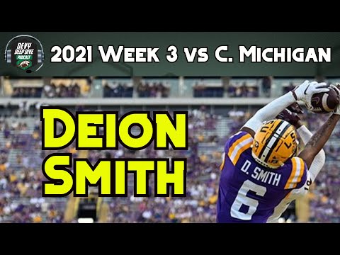 Deion Smith LSU vs C. Michigan 2021