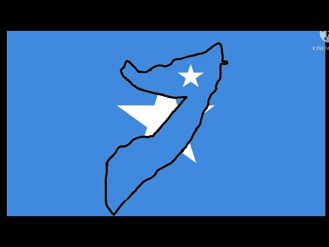Flag Map Art-Federal Republic of Somalia