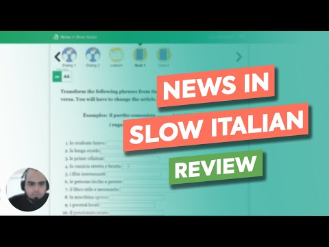 News in Slow Italian Review: Can It Help You Speak Better?