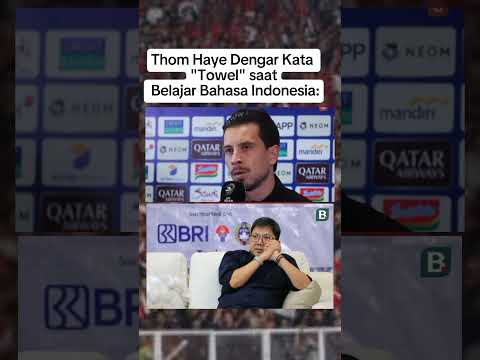 Thom Haye kaget Dengar Kata "Towel" saat Belajar Bahasa Indonesia: Ini Benar-benar Lucu