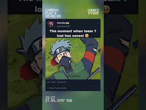 The last goodbye team 7 kakashi Hatake [ fan made ] #naruto #kakashi #shorts