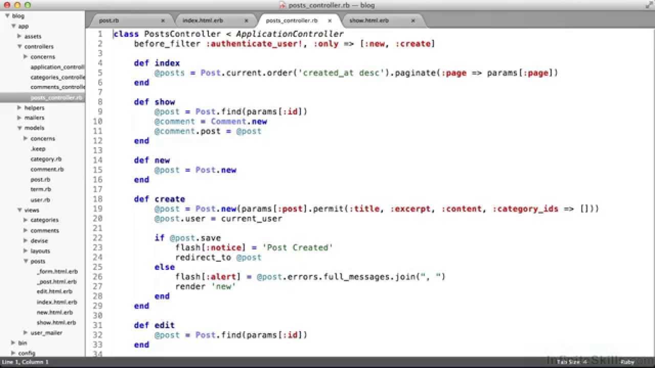 Ruby On Rails Tutorial | Model View Controller Paradigm