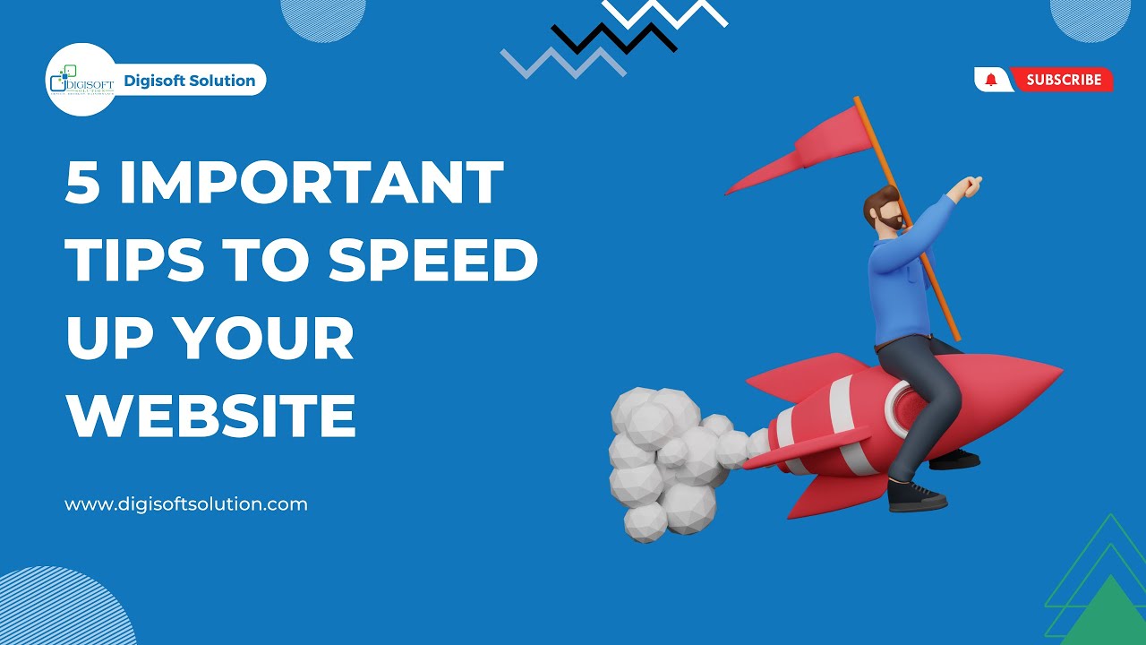 5 Important Tips To Speed Up Your Website |  #speedoptimization