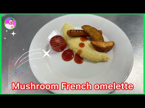 Mushroom French Omelette Recipe | Soft & Creamy Breakfast Idea