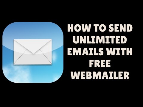 how to send unlimited emails with free webmailer
