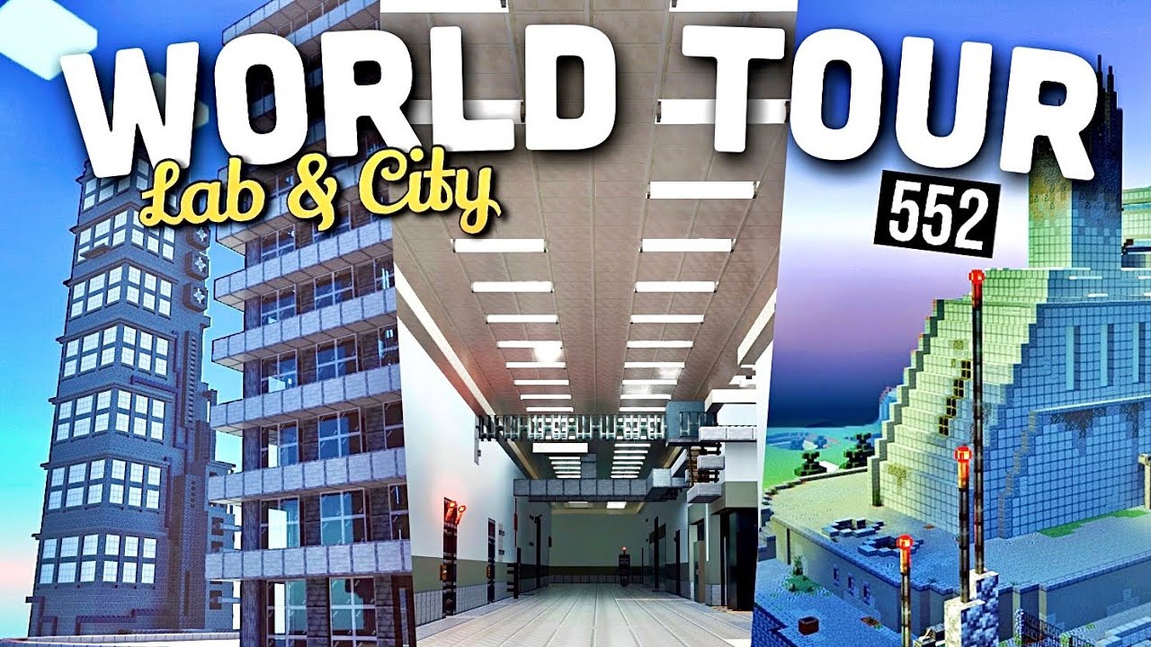 Touring My City & Laboratory in Minecraft! (Lab & City) - Ep.552