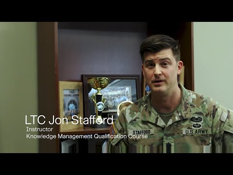How does Knowledge Management support the commander's decision making? with LTC Jon Stafford