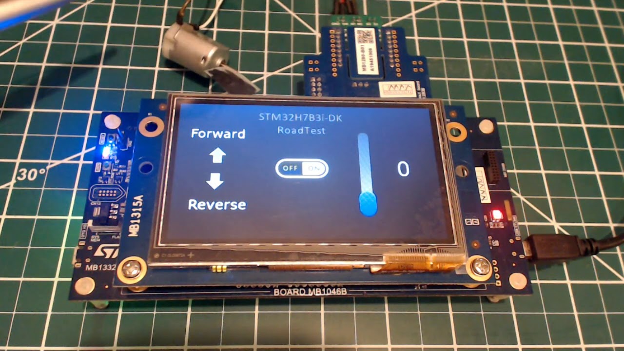 STM32H7B3i-DK TouchGFX Demo