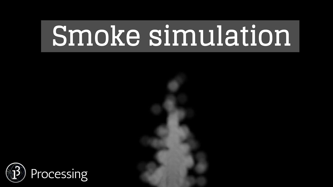 Smoke. Processing Demo.