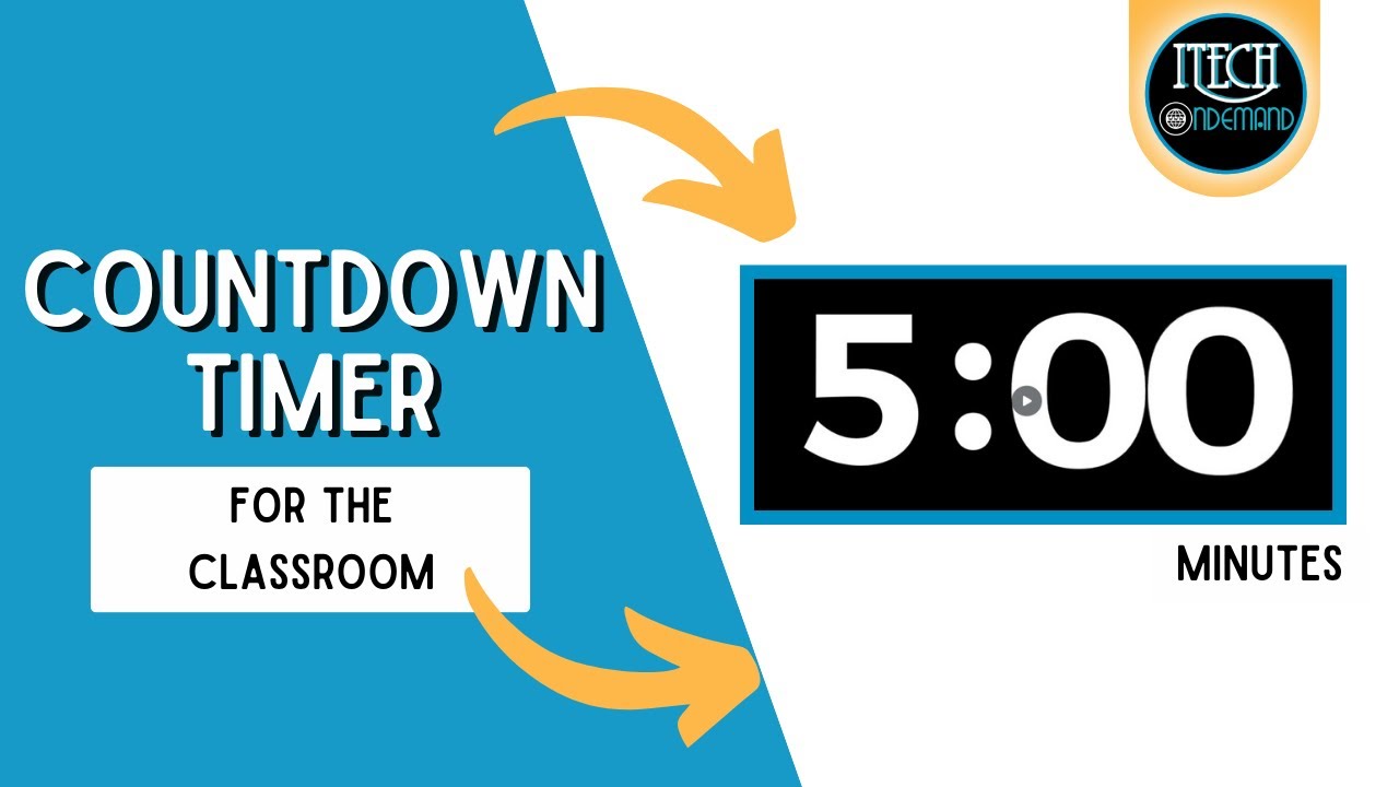 ⏳ FREE 5-Minute Countdown Timer for Your Classroom!