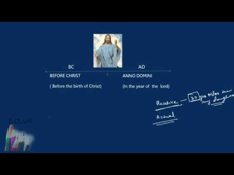 UNDERSTANDING DATE NOTATION AD,BC,CE,AND BCE