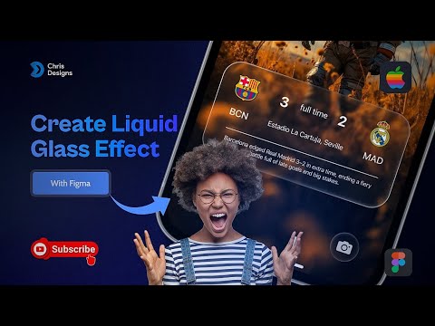 Liquid Glass Effect in Figma (iOS 26 – No Code!)