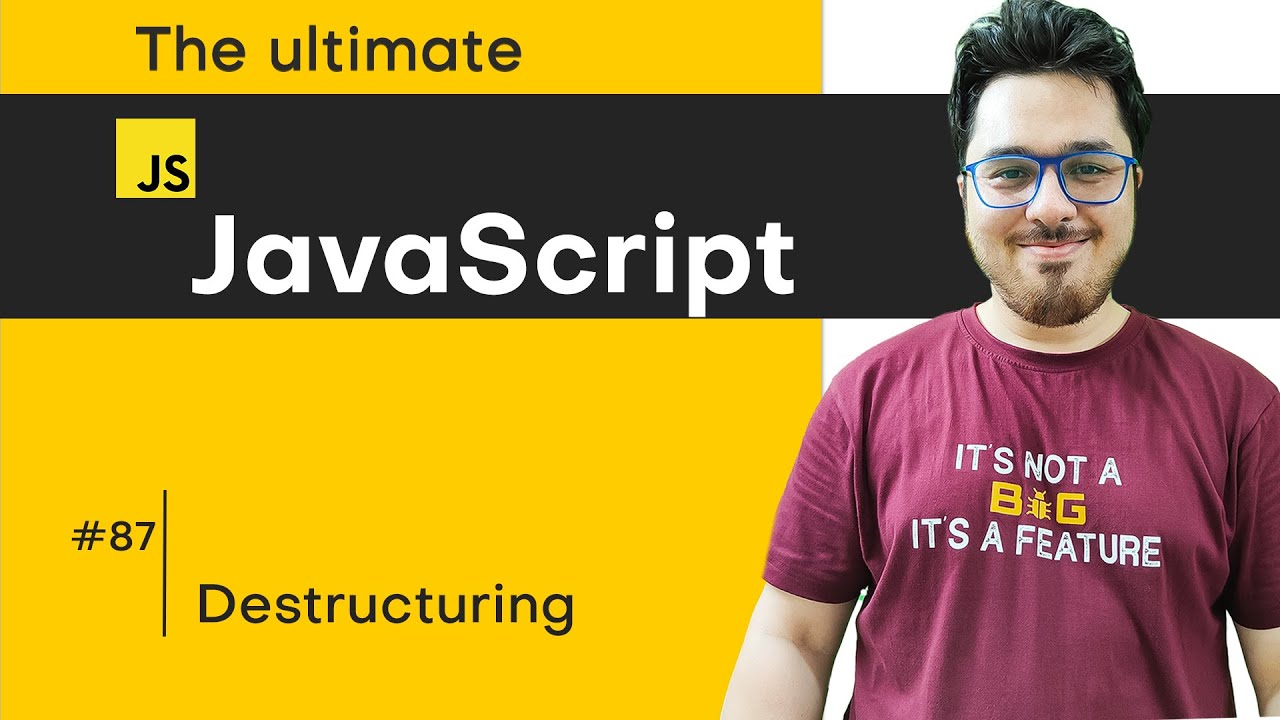 Destructuring assignment and Spread Operator | JavaScript Tutorial in Hindi #87
