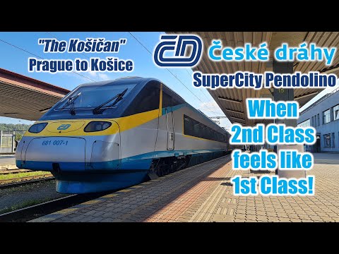 České dráhy LUXURY SuperCity Pendolino!