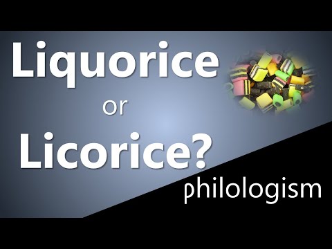 Liquorice or Licorice?