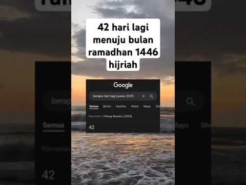 42 hari lagi menuju bulan ramadhan 1446 hijriah