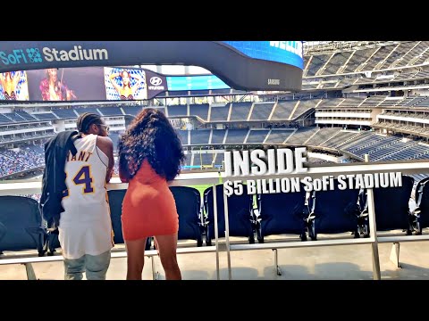 My first time inside the $5 BILLION SoFi Stadium