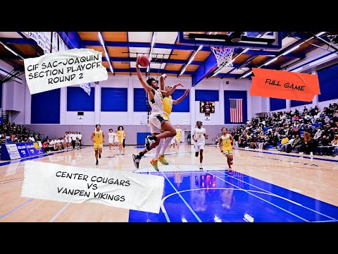02.21.22 Center vs Vanden FULL GAME - Round 2 - CIF Sac-Joaquin Section Boys Basketball Playoffs