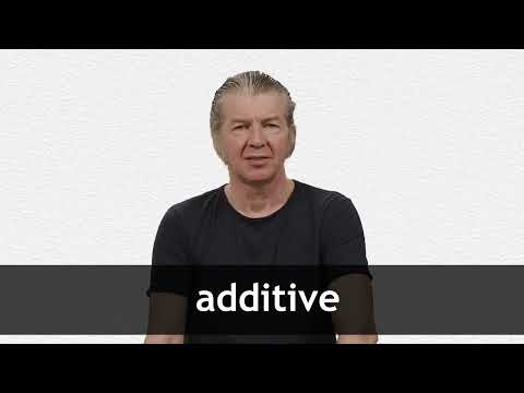 ADDITIVE definition and meaning | Collins English Dictionary