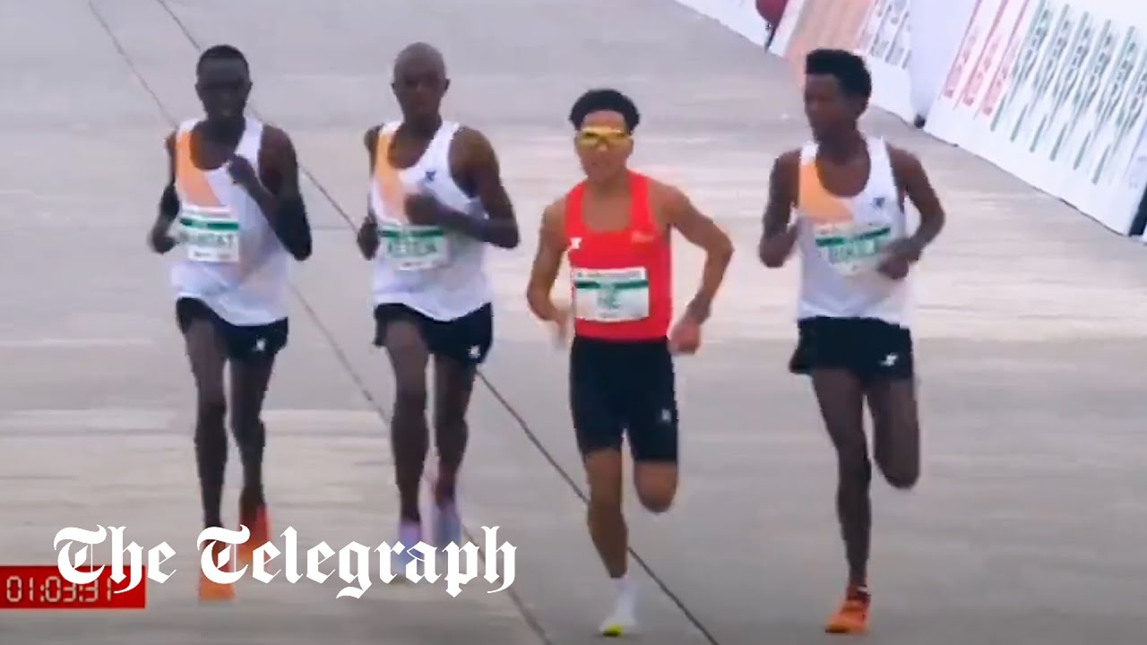 Runners at 'fixed' half marathon disqualified after winner gifted race