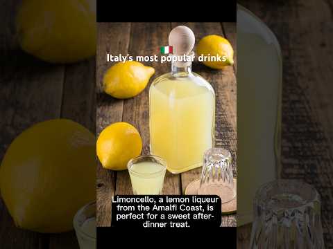 Italy's most popular drinks, #shorts #italianfood #italytravel #travelmusicfood