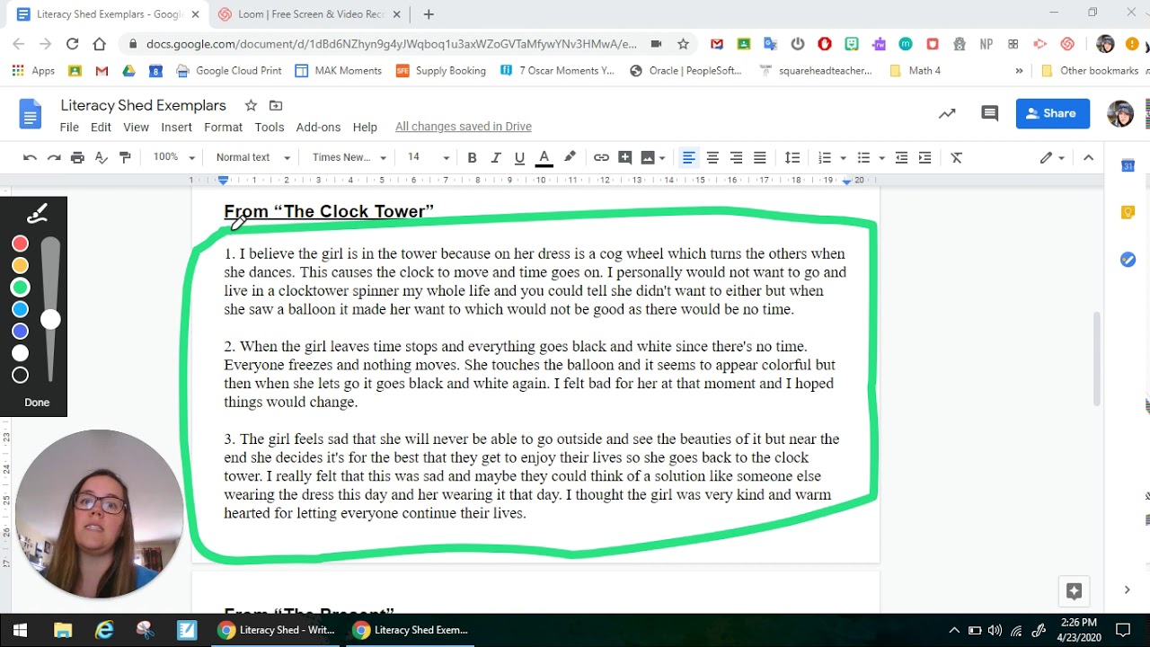 Literacy Shed Exemplars