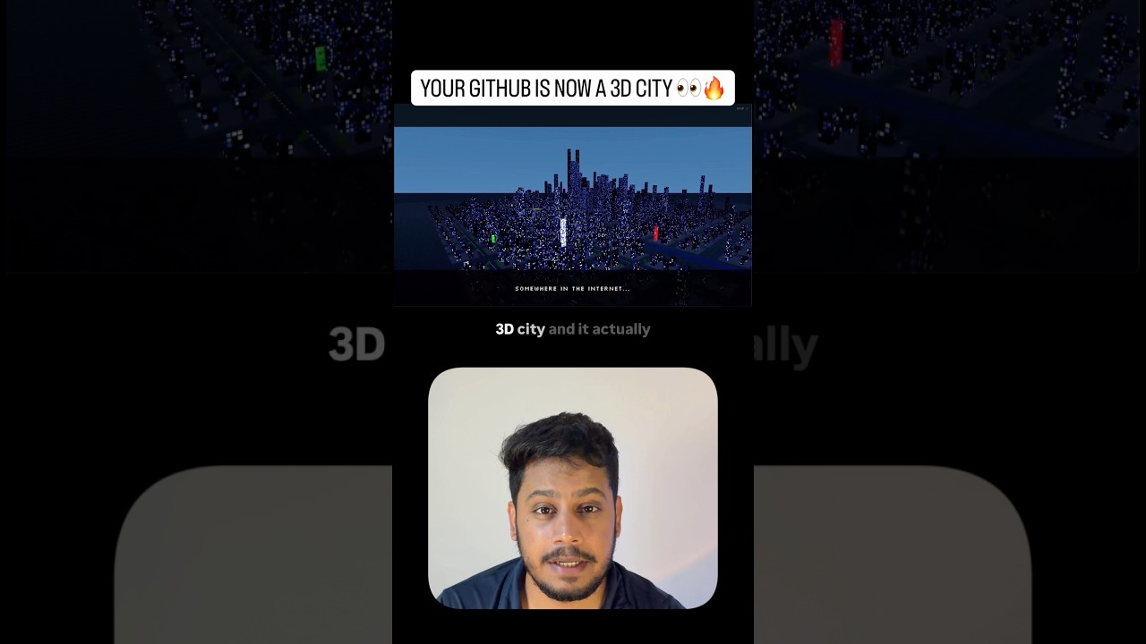 Someone Built a 3D City Out of GitHub — Find Your Building