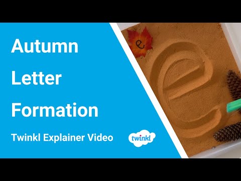 Autumn-themed Letter Formation Activities | EYFS Handwriting Practice