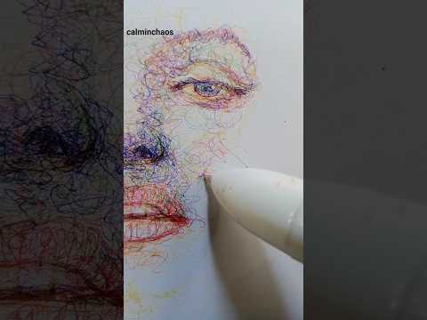 Freehand Scribble Drawing #art #scribble #drawing #scribbleart #artstyle #freehand #sketchart