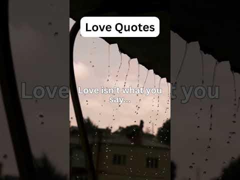 Love Is Action, Not Just Words | Love Quote #deepquotes #quotes #emotionalwisdom