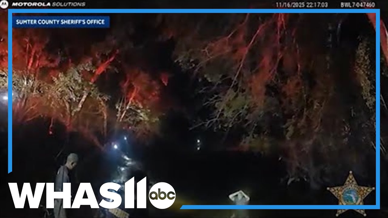 Escaped inmate caught trying to hide in Florida pond