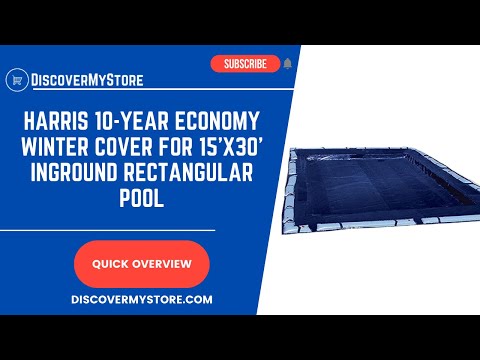 HARRIS 10-Year Economy Winter Cover for 15'x30' Inground Rectangular Pool