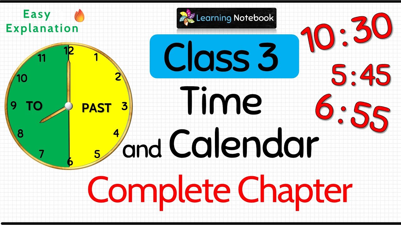 Class 3 Time and Calendar (Complete Chapter)