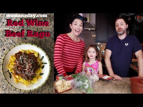 Red Wine Beef Ragu Crockpot Recipe | Valentine's Day Dinner