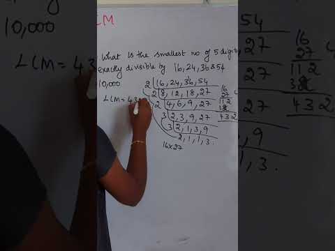 Find the smallest number of five digits exactly divisible by 16, 24, 36 and 54.