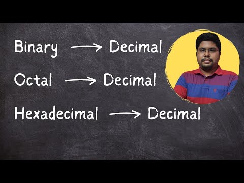 How to convert from any base to Decimal | Conversion of any number system to Decimal number system